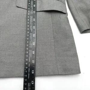 Zara | Suits & Blazers | Zara Mens 42 Gray Textured Wool Blend Suit ...